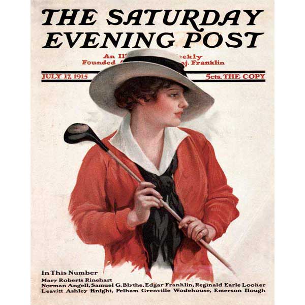 The Saturday Evening Post | Magazine Cover | Golf | Portrait | Canvas