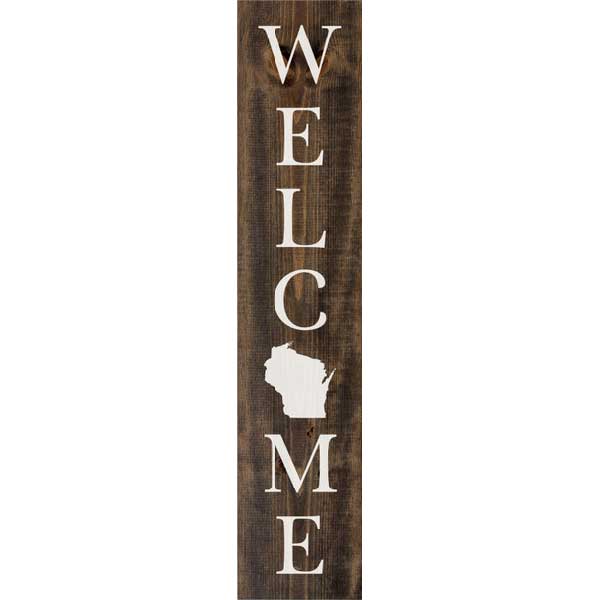 State Outline | Wood Sign | Welcome | Pick Your State | 46" x 10"
