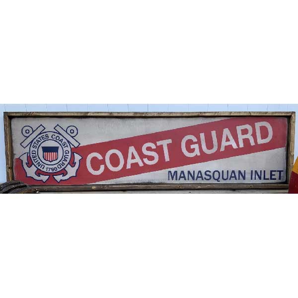 Coast Guard | Wood Sign | Framed | Personalize the Location | Rustic