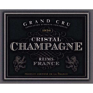 Champagne Label | Cristal | Grand Cru | France | Canvas Print