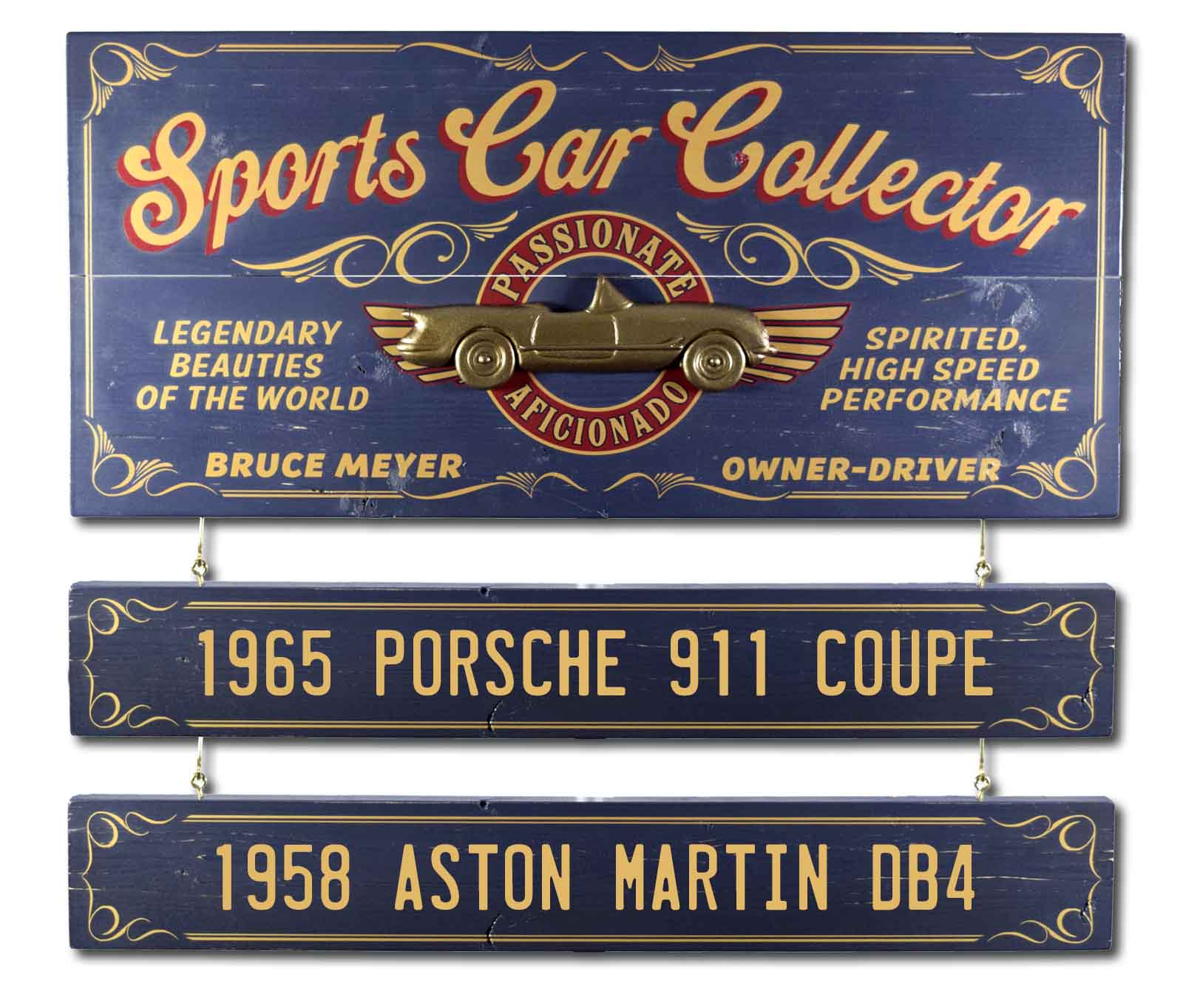 Auto Collector Sign | Customizable | Car Geek | Sports Car | Gear Head